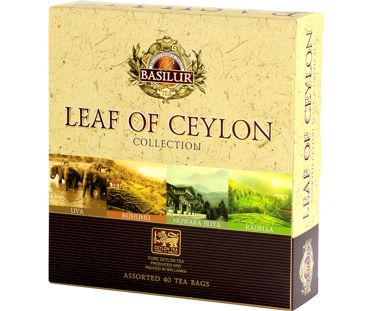 Basilur - Leaf of Ceylon Assorted w kopertach - 40 szt. – Basilur Tea ...