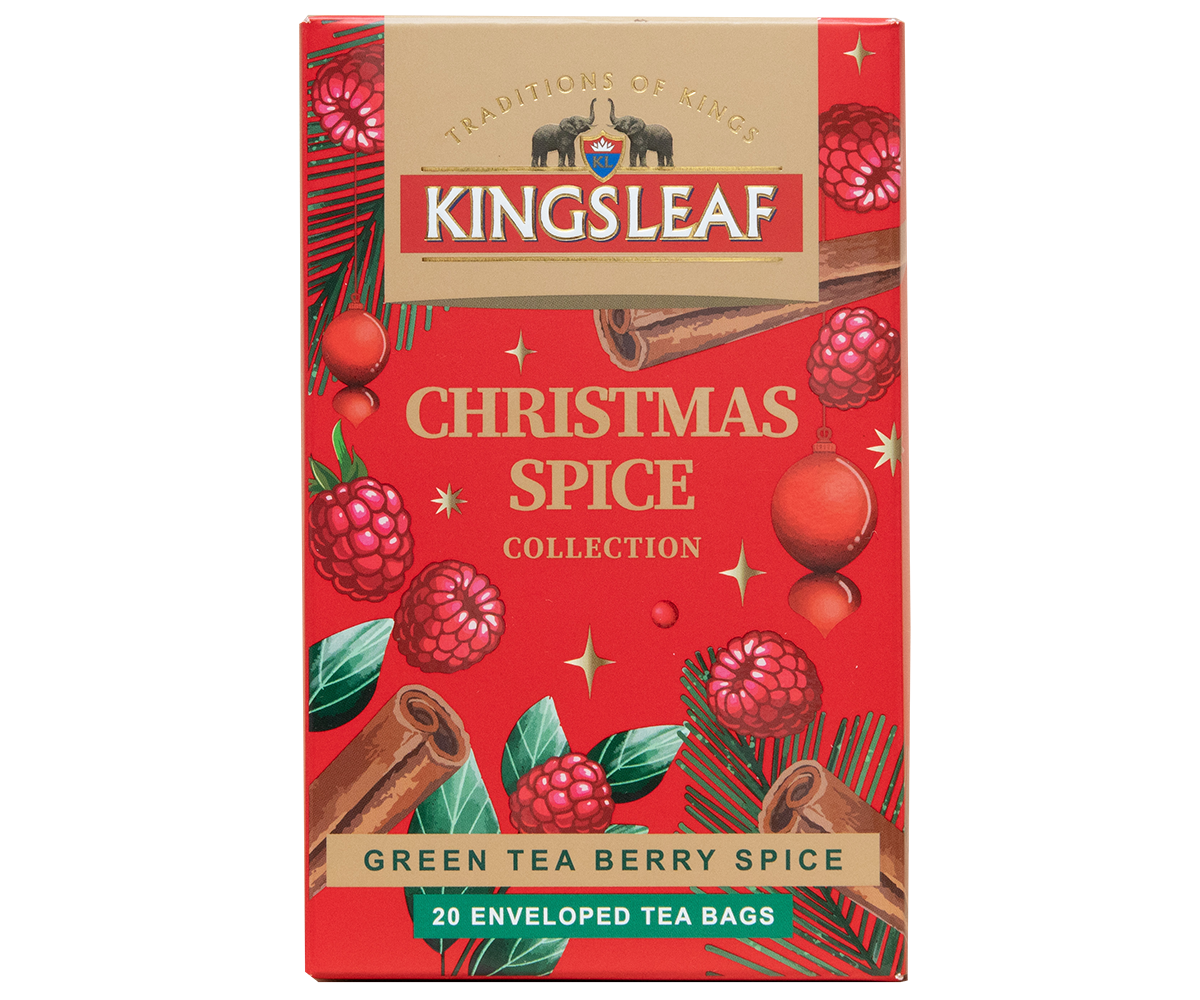 Kingsleaf - Green Tea Berry Spice - 20 x 1,5 g – Basilur Tea Poland