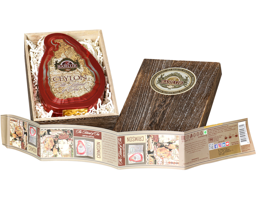 Basilur - Crimson Paulownia Box - 100 g – Basilur Tea Poland