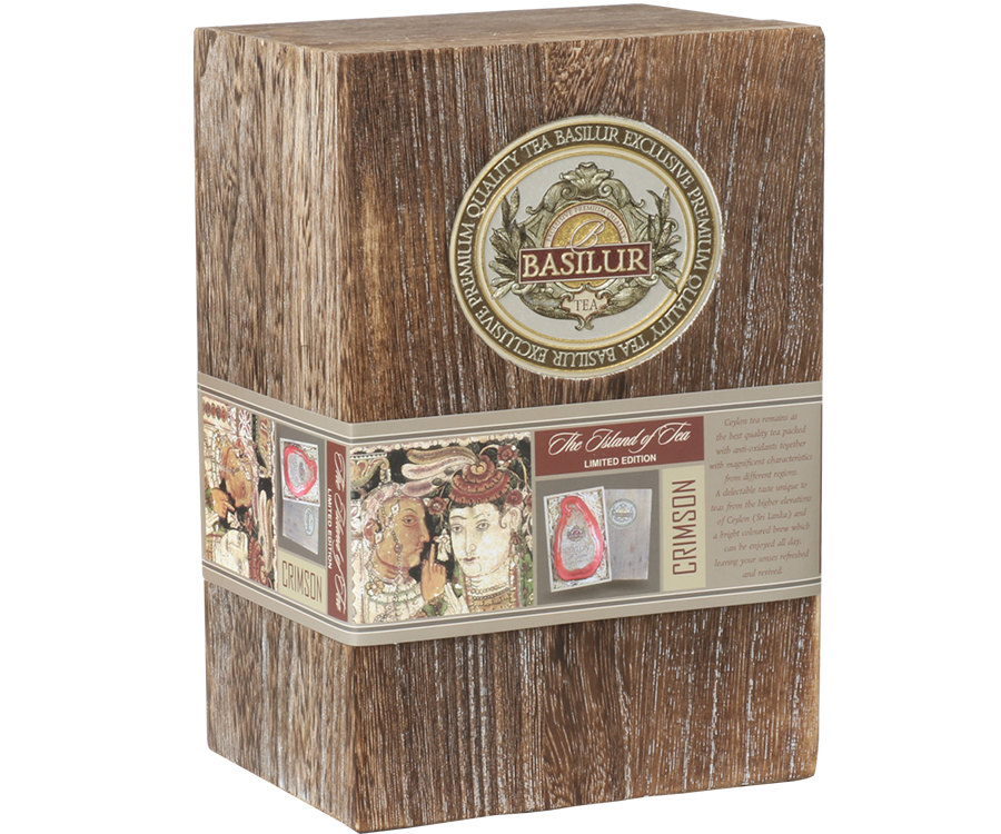 Basilur - Crimson Paulownia Box - 100 g – Basilur Tea Poland