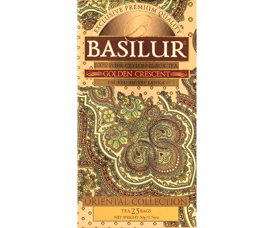 Basilur - Golden Crescent - 25 x 2 g – Basilur Tea Poland