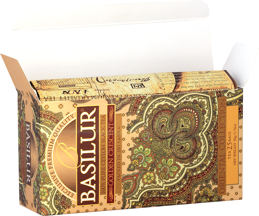 Basilur - Golden Crescent - 25 x 2 g – Basilur Tea Poland
