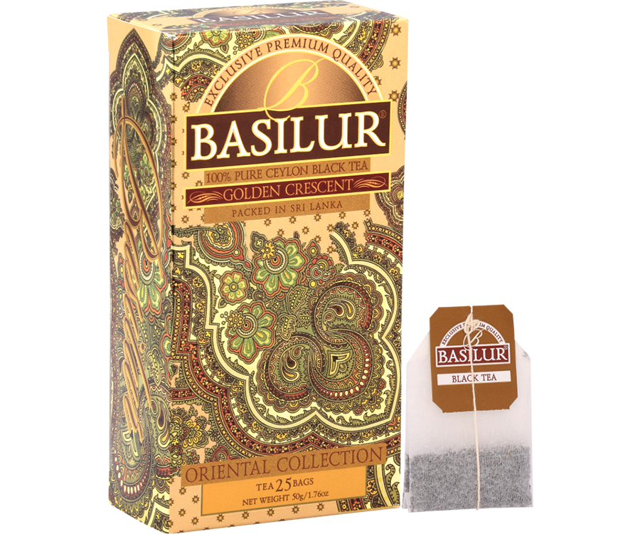 Basilur - Golden Crescent - 25 x 2 g – Basilur Tea Poland