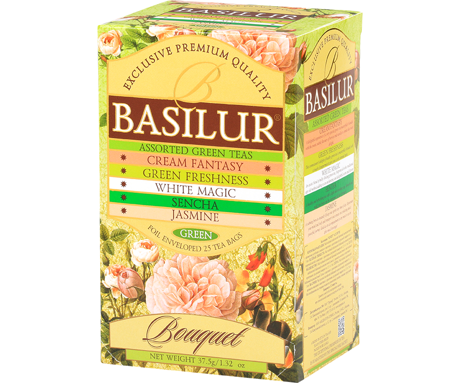 Basilur - Green Tea Bouquet Assorted - 25 bags – Basilur Tea Poland
