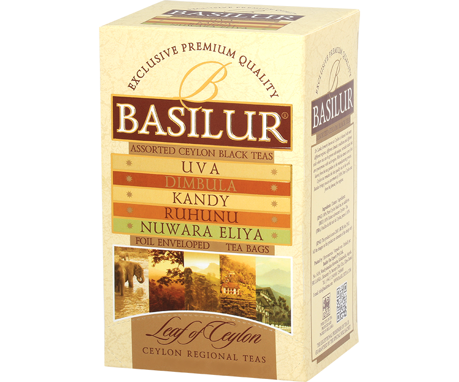 Basilur - Leaf of Ceylon - Assorted - 25 x 2 g – Basilur Tea Poland