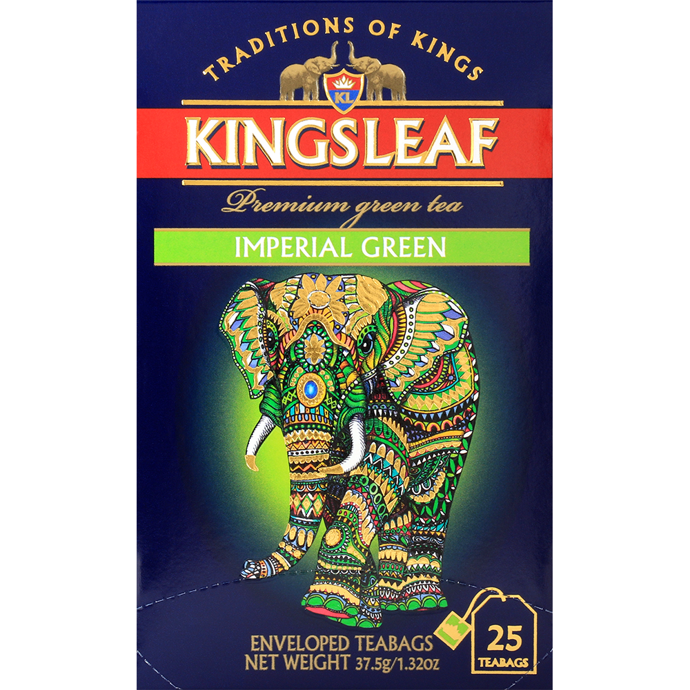 Kingsleaf - Imperial Green w kopertach - 25 x 2 g – Basilur Tea Poland